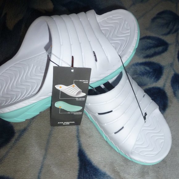 Avia | Shoes | Womens Beach Avia Hightail Slide Slips On Water Proof Sz ...